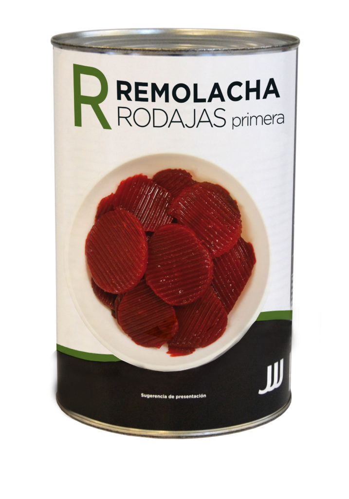 Remolacha rodajas lata 5kg | Conservas JJJ